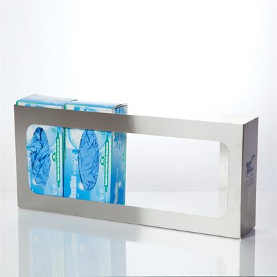 Quadruple Stainless Steel Glove Box Holder