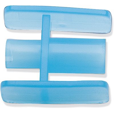 Rapid Fill Connector, Luer Lock to Luer Slip, Blue