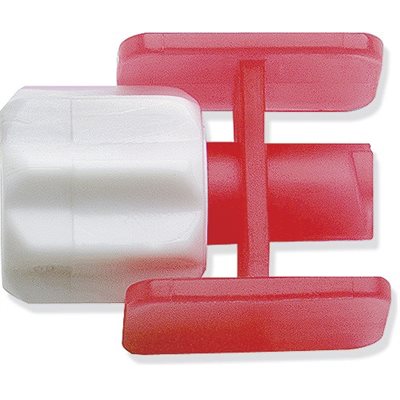 Rapid Fill Connector, Luer Lock to Luer Lock with Cap, Red