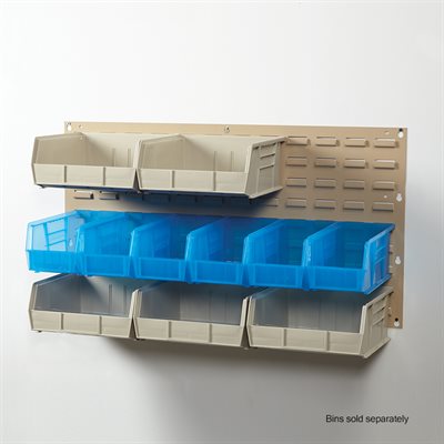 Large Louvered Bin Panel, 36x19