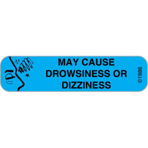 Label: May Cause Drowsiness or Dizziness