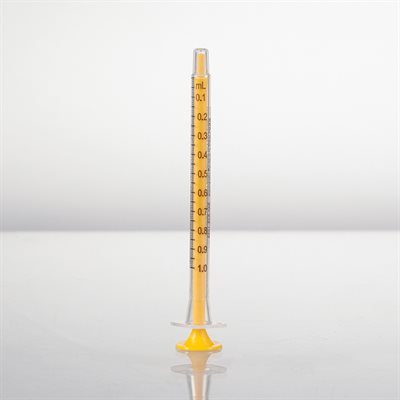 Comar® Oral Dispensers with Tip Caps, 1mL - Clear