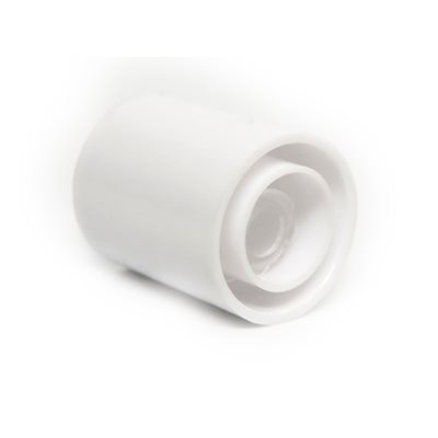 Tamper Evident Cap for Lure Lock Syringes, White