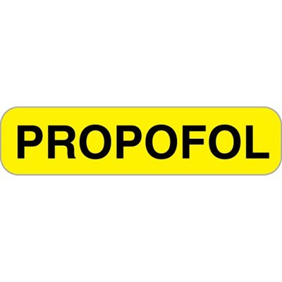 Propofol Labels