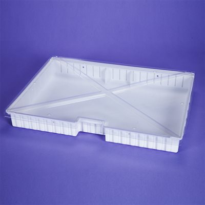 Full-Size Crash Cart Box with Clear Lift-Off Lid