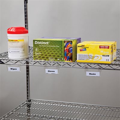 Wire Shelf Tag Holders, 10 / Pack