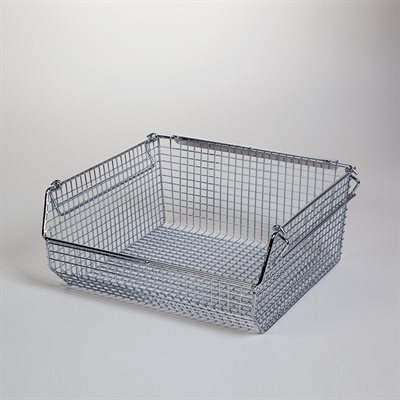 Wire Mesh Stack and Hang Bin, 12x5x11
