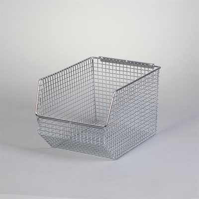 Wire Mesh Bin, 8x7x10.5