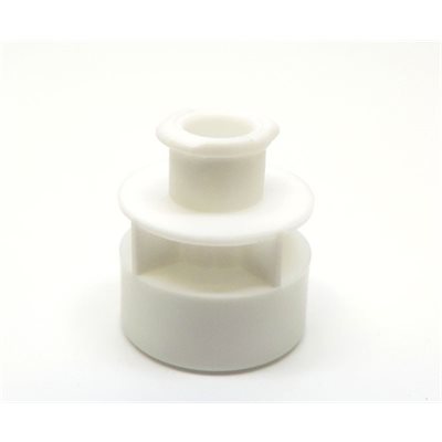 Sterile Luer Lock Syringe Caps, White