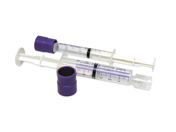 Tamper-Evident Tip Caps for ENFit® Syringes, 100 / pk