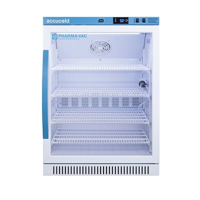 Accucold™ Pharma-Vac Undercounter Glass Door Refrigerator, 6 cu. ft.