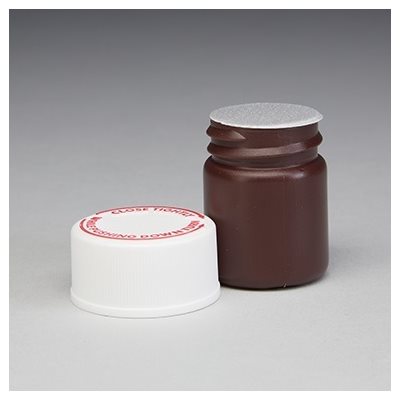 Packer Bottles and CR Caps w / Pressure Seal Liners, 15ml, 100 / pk