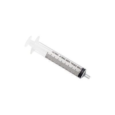 10mL Oral Dispensing Syringe Clear w / Tip Cap