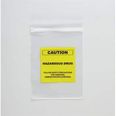 CAUTION HAZARDOUS DRUG BAG