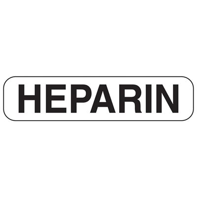 Heparin Labels
