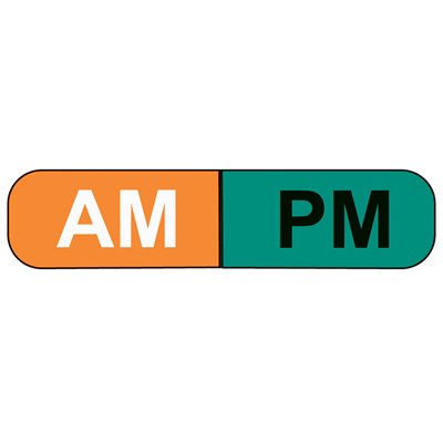 LABELS AM / PM