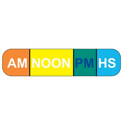LABELS AM / NOON / PM / HS