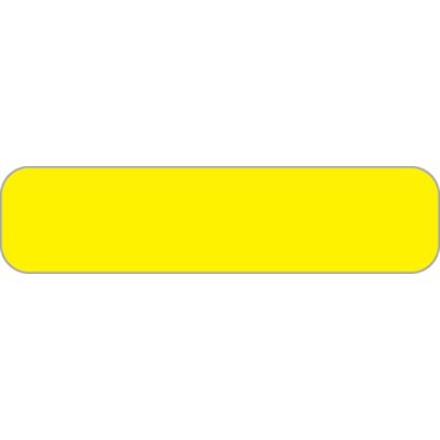 Label Blank Yellow