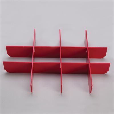 Divider Set for Half Size Colored Crash Cart Boxes