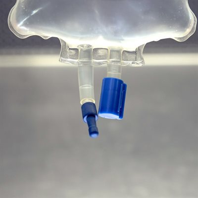 Tamper-Resistant Add-Port Caps for Baxter® Viaflex® Bags