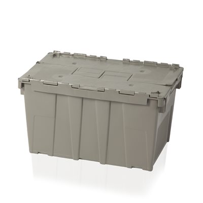 Hinged Lid Transfer Box, 21x11.5x13