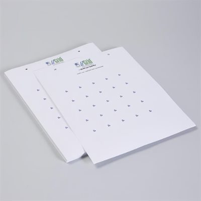 EZ Grid® Class A or B Laser Labels for Round Blisters, White