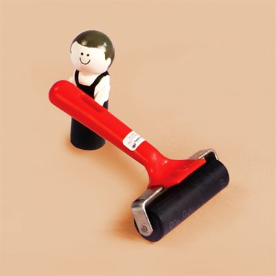 Roller For Sealing Labels - 4 Inch
