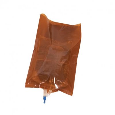 IV Covers, Light Amber, 6 x 10, Slit At Sealed End