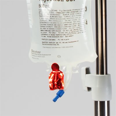 Foil Bag Port Seals for Baxter Viaflex and Mini-Bag Plus Containers