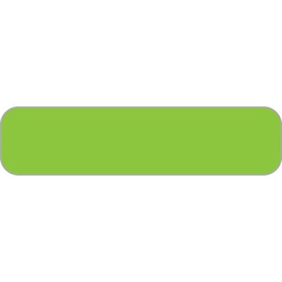 Label Blank Green