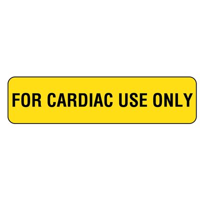 Label: For Cardiac Use Only