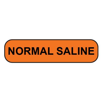 Label: Normal Saline