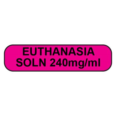 Label: Euthanasia SOLN 240 mg / ml