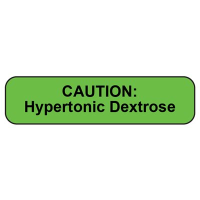 Label: Caution: Hypertonic Dextrose