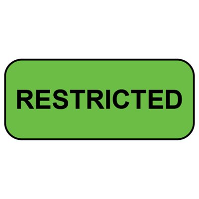 Label: Restricted