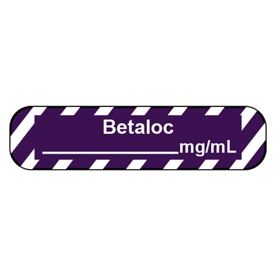 Label: Betaloc ____ mg / mL