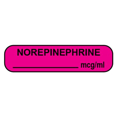 Label: Norepinephrine ___ mcg / ml