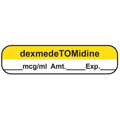 Label: DexmedeTOMidine ___mcg / ml...