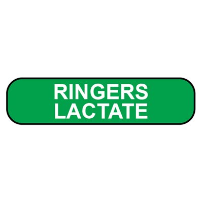 Label: RINGERS LACTATE