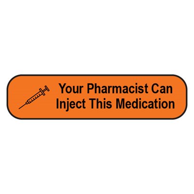 Label: Your Pharmacist Can Inject This Medication