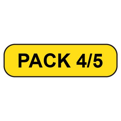 Label: Pack 4 / 5