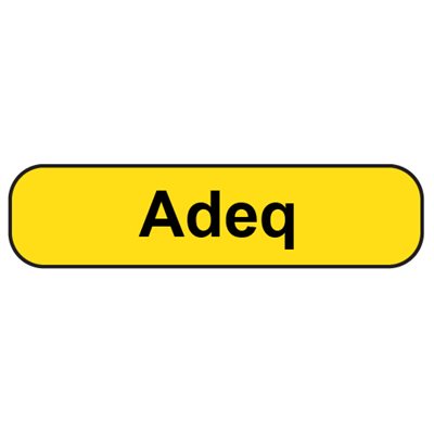 Label: Adeq