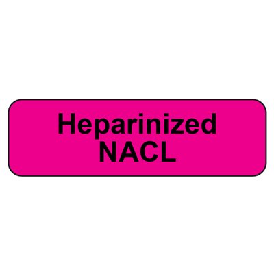 Label: Heparninized NACL