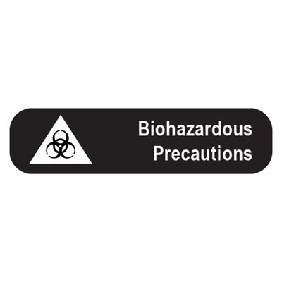 Label: Biohazardous Precautions