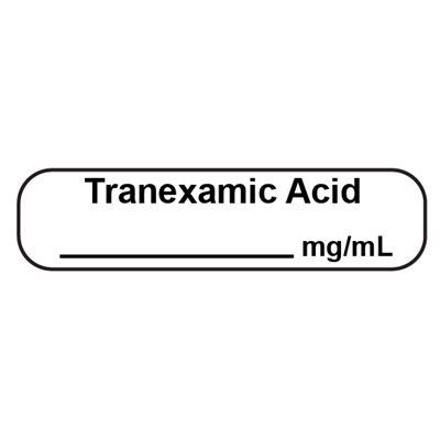 Label: Tranexamic Acid ___ mg / mL