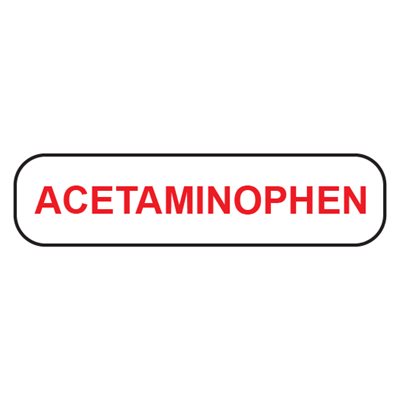 Label: Acetaminophen