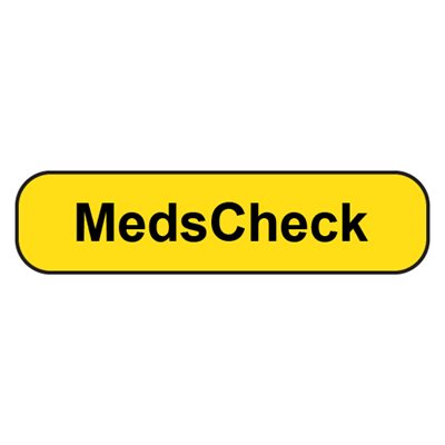 Label: MedsCheck