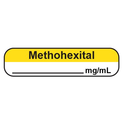 Label: Methohexital ___mg / mL