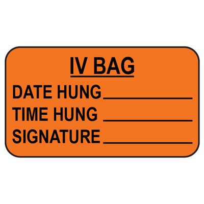Label: IV Bag...