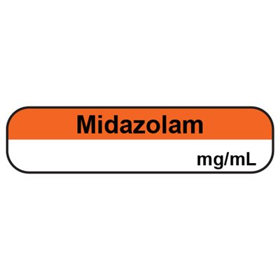 Label: Midazolam mg / mL